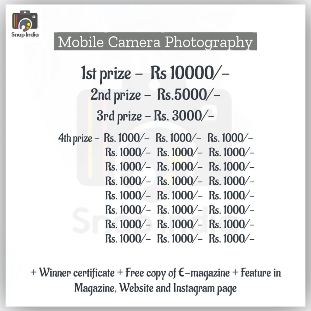 Snap India – Photography Contest